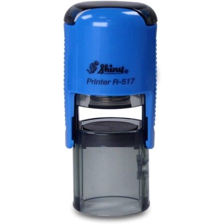 Tampon rond personnalisé - Shiny R-517 - 3 lignes max.